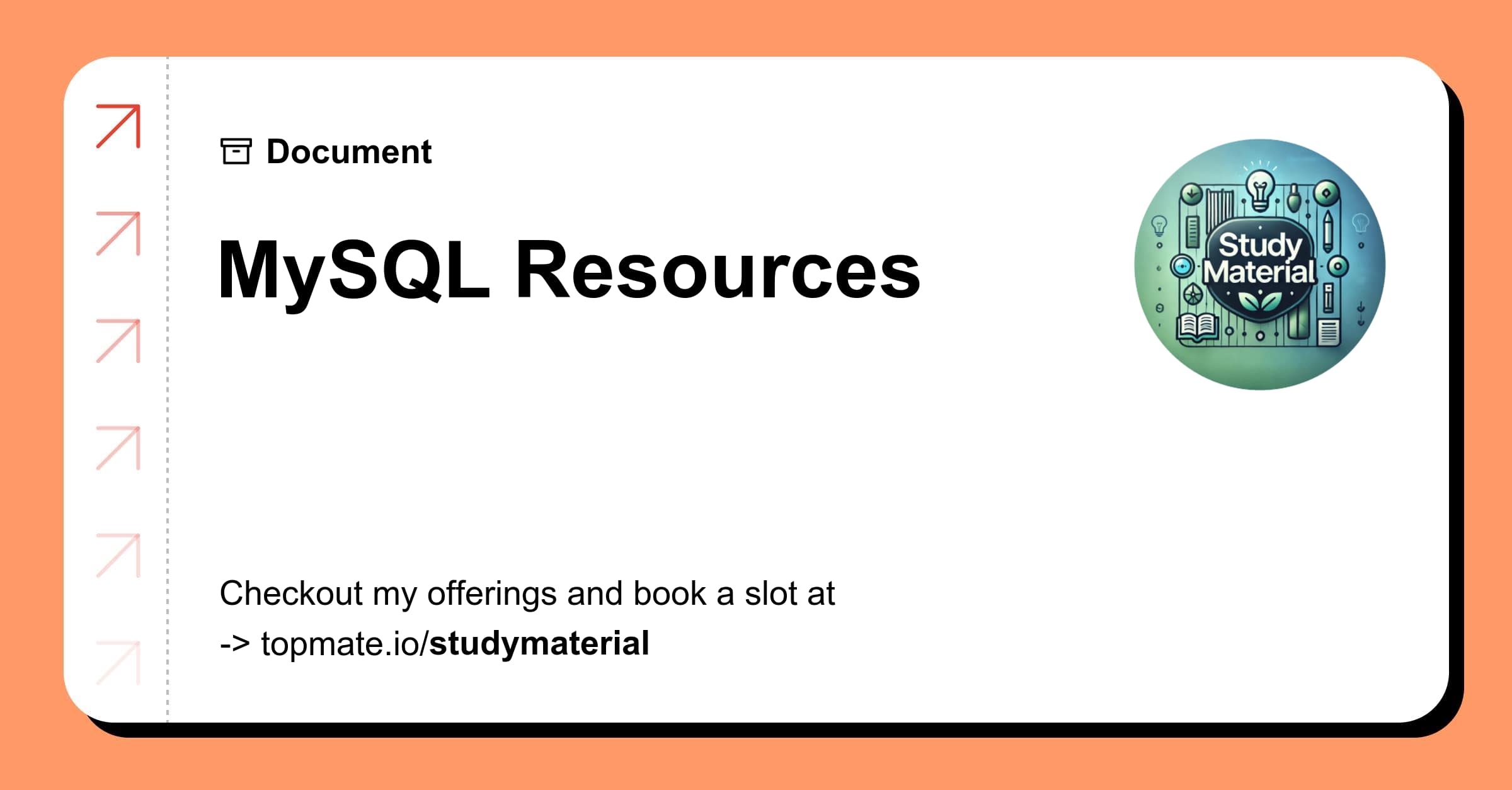 MySQL Resources with Study Material